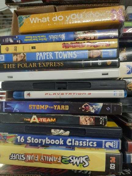 Assorted VHS Tapes, DVD's & PS2 Video Games - Delaware Auction Center