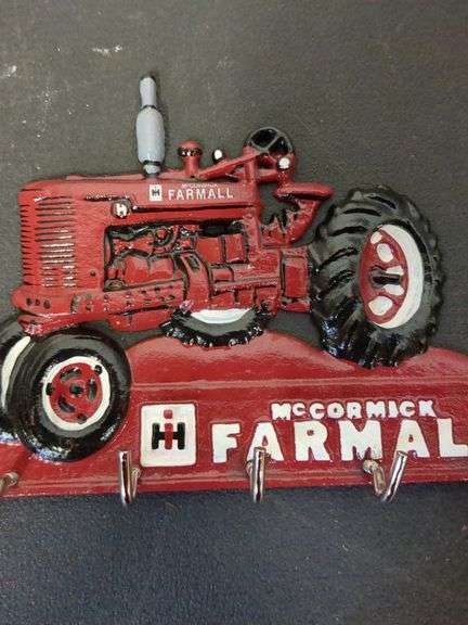 Cast Iron McCormick Farmall Key Hook - Delaware Auction Center