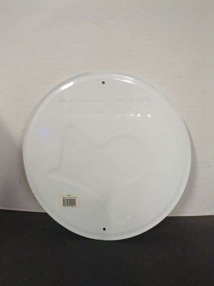 Texaco Fire-Chief Gasoline Round Tin Sign - Delaware Auction Center