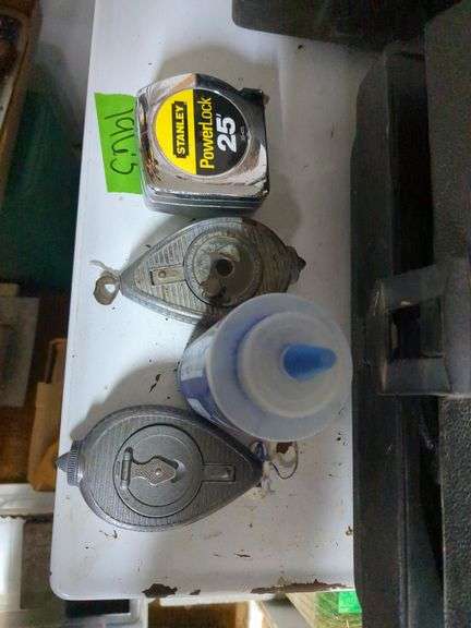 Marking Chalk, Markers, and Tape Measure - Delaware Auction Center