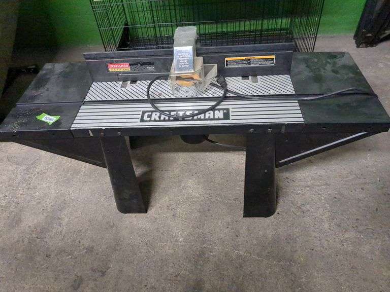 Craftsman 1.5 hp Router w/ Table - Delaware Auction Center