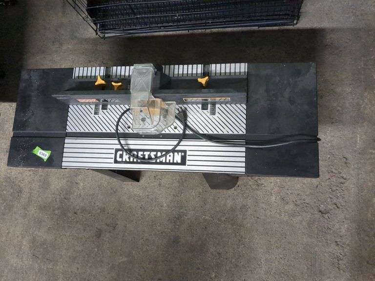 Craftsman 1.5 hp Router w/ Table - Delaware Auction Center