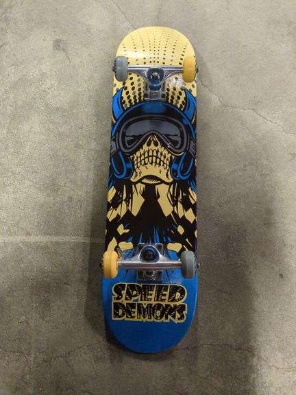 Speed Demons Skateboard - Delaware Auction Center