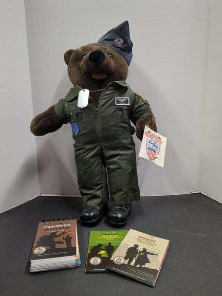 Ira Green Bear Forces of America Plush & Kwikpoint Counter IED Kit ...