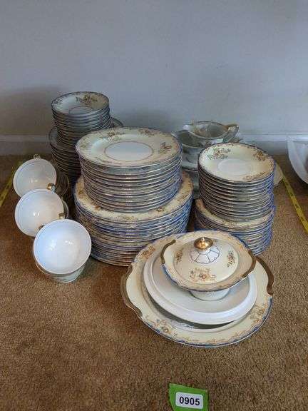 Vintage Empress China Dinner Set (As-Is) - Delaware Auction Center
