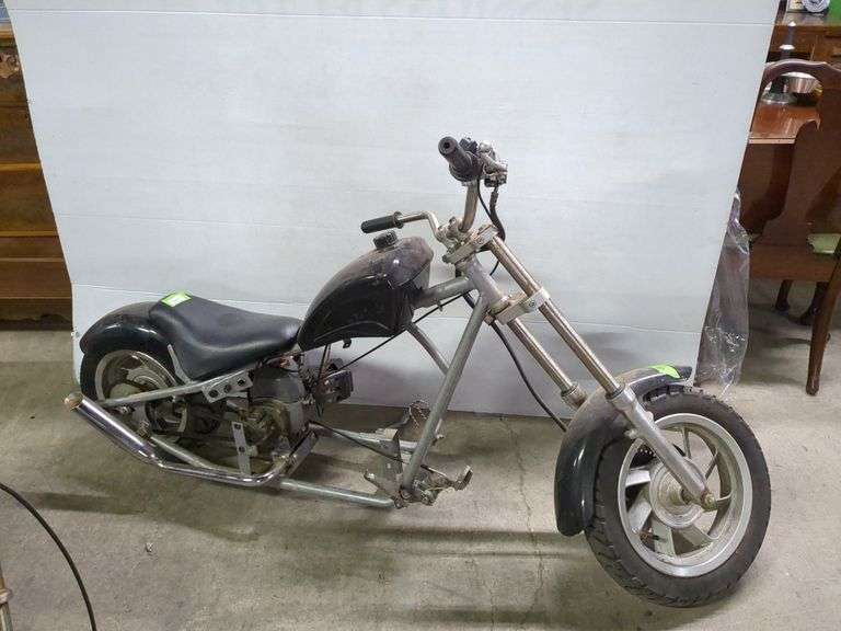 Chopper Style Mini Bike Frame - Delaware Auction Center