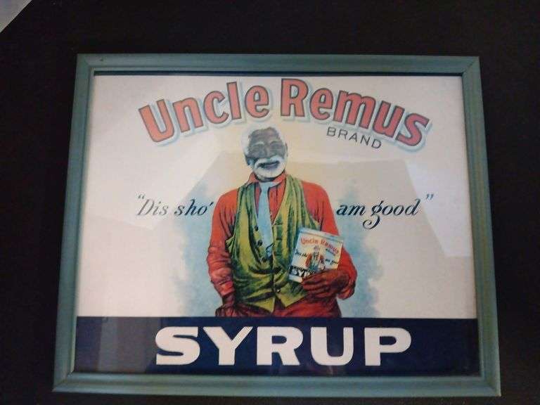 Uncle Remus Brand Syrup Framed Print - Delaware Auction Center