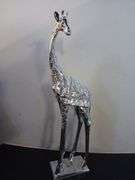 Resin Giraffe Statue - Delaware Auction Center