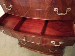 Vintage Mahogany Chest of Drawers with Clam Shell Pulls - Delaware ...