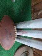 Football and (3) Aluminum? Baseball Bats - Delaware Auction Center