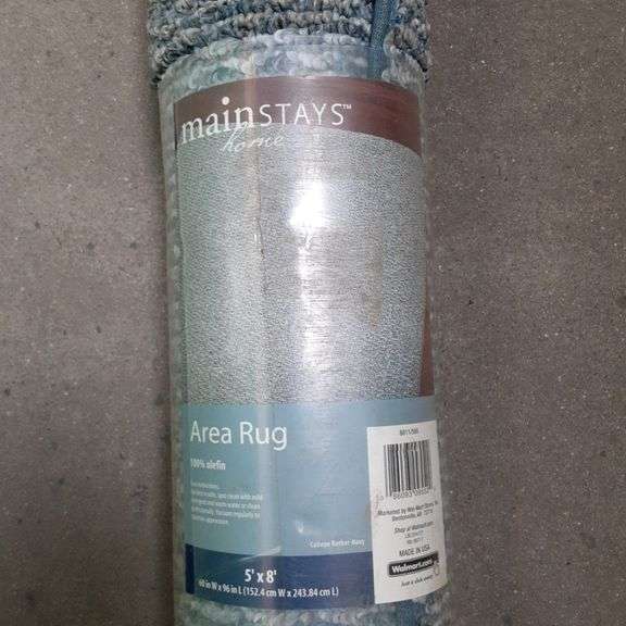 5'x8' Mainstays Area Rug - Delaware Auction Center