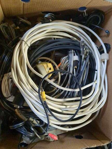Assorted Electrical Cables & Remote Controls - Delaware Auction Center