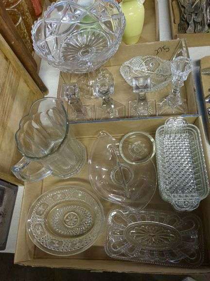 Assortment of Cut Glass Decor and Serving Items - Delaware Auction Center