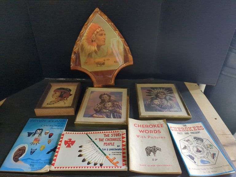 Books on The Cherokee People and Native American Wall Art - Delaware ...