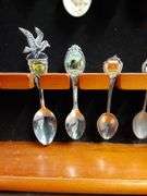 Tiny Souvenir Spoons in Case - Delaware Auction Center