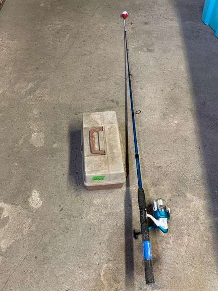 Shakespeare Rod & Reel and Plano Tackle Box w/ Contents - Delaware ...