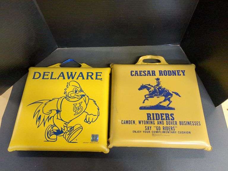 Caesar Rodney and UD Bleacher Pads - Delaware Auction Center