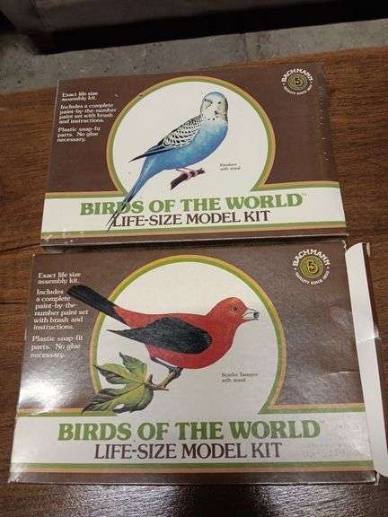 (2) Birds of the World Life Size Model Kits - Delaware Auction Center