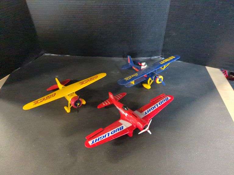 (2) Ertl Coca-Cola Planes and (1) Ertl Bud Light Plane - Delaware ...