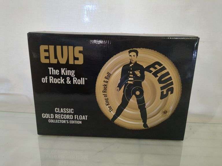 Elvis Gold Record Inflatable Pool Float - Delaware Auction Center