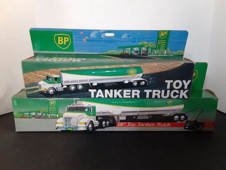 (2) BP Toy Tanker Trucks - Delaware Auction Center
