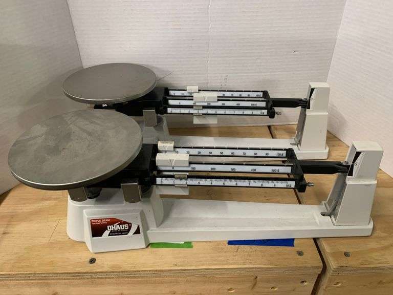 (2) Triple Beam Scales - Delaware Auction Center
