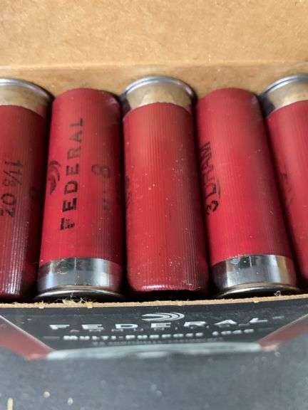 (3) Boxes Federal Multi Purpose Load 25 Shotshells - Delaware Auction ...