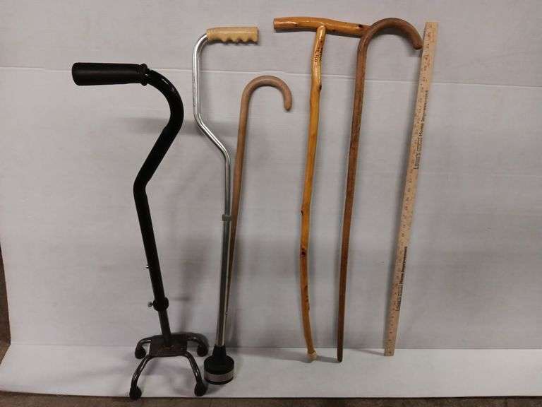 Assorted Canes & Walking Sticks - Delaware Auction Center