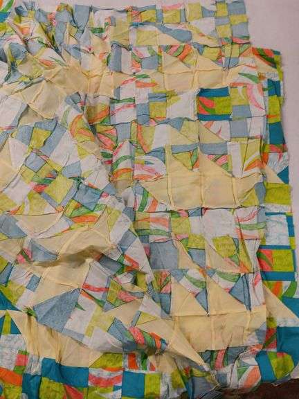 (3) Patchwork Quilt Toppers - Delaware Auction Center