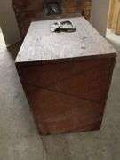 (2) Locking Wood Transit Boxes - Delaware Auction Center