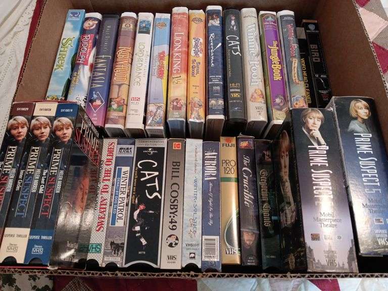 Assorted VHS Tapes - Delaware Auction Center