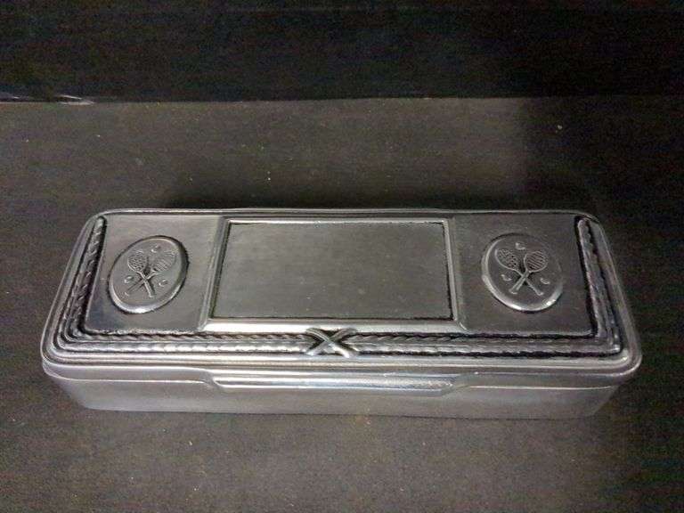 Wilton Pewter Tennis Keepsake Box - Delaware Auction Center