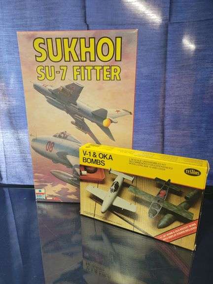 Testors V-1 & OKA Bombs and Ertl Sukhoi SU-7 Fitter Kits - Delaware ...