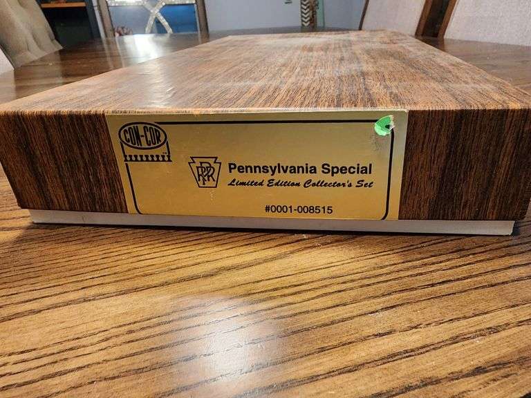 Con-Cor Pennsylvania Special Limited Edition Train Set - Delaware ...