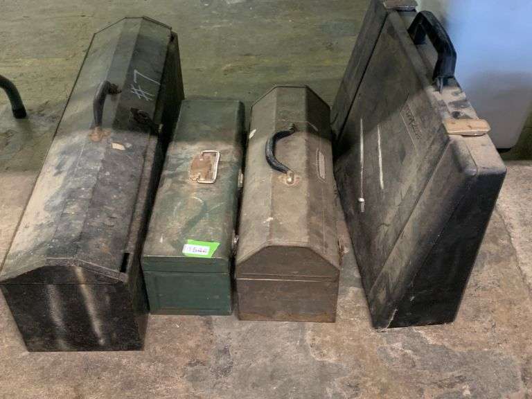 Tuff Case, Craftsman, and (2) Unmarked Tool Boxes - Delaware Auction Center