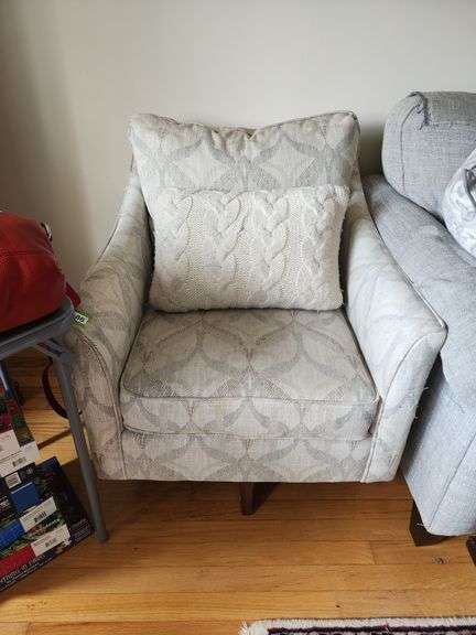 Upholstered Swivel Chair - Delaware Auction Center