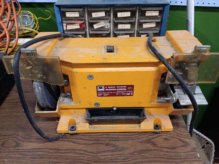 McGraw Edison 6" Bench Grinder - Delaware Auction Center