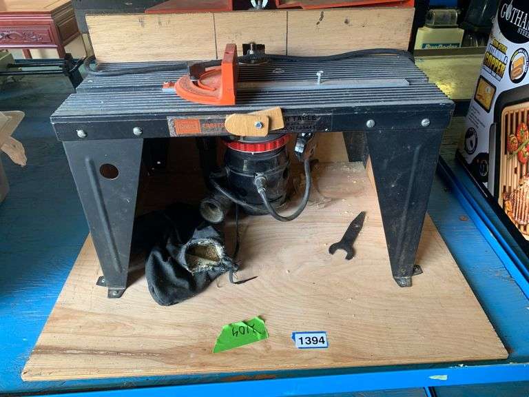 Craftsman Router Table w/ Router - Delaware Auction Center