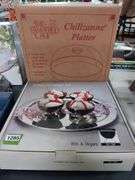Rogers 5 pc Ice Cream Set & Pampered Chef Chillzanne Platter - Delaware ...