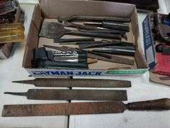 Assorted Punchs, Chisels & Files - Delaware Auction Center
