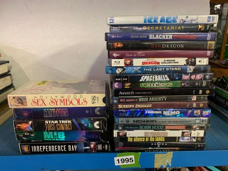 VHS and DVDs - Delaware Auction Center