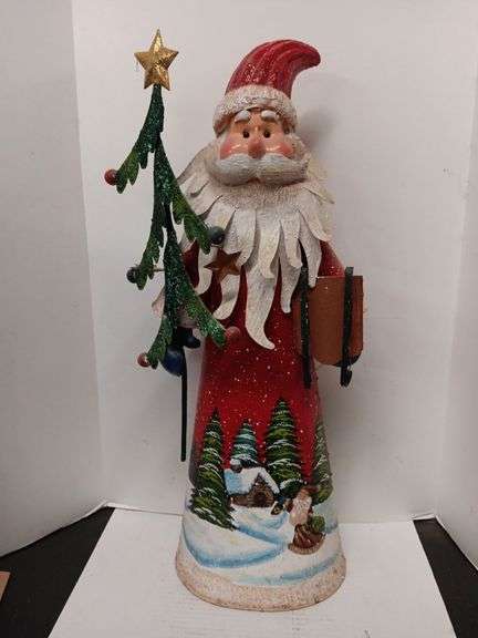Metal Santa Figure - Delaware Auction Center