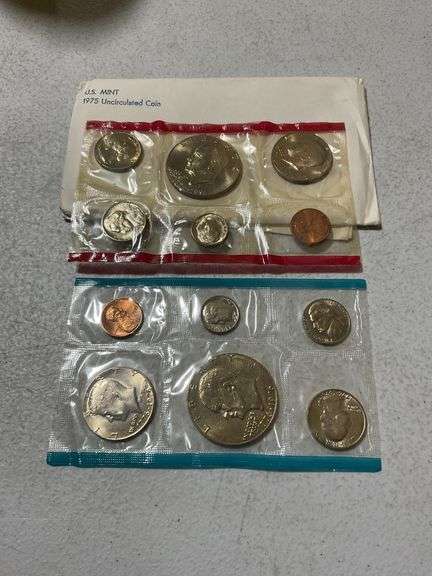 1975 Uncirculated Coin Set - DOOLEY AUCTION, LLC