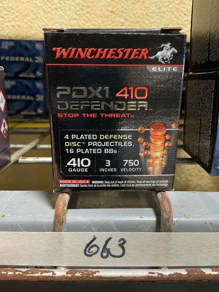410, Defender, 10 Rds per Box - DOOLEY AUCTION, LLC
