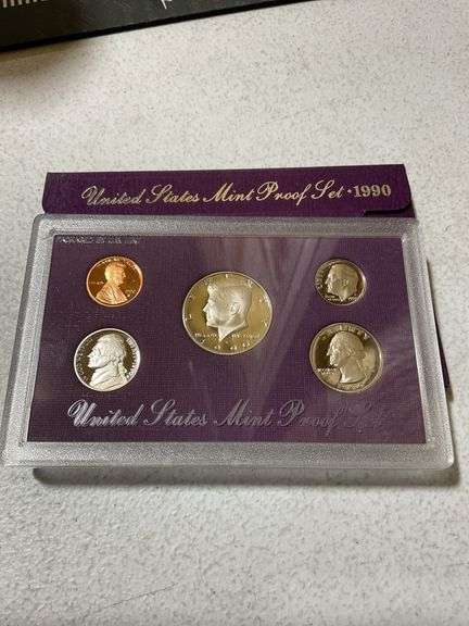 1990 US Mint Proof Set - DOOLEY AUCTION, LLC