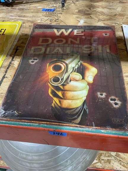 Tin Sign - DOOLEY AUCTION, LLC