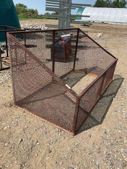 Expanded Metal Cage - DOOLEY AUCTION, LLC