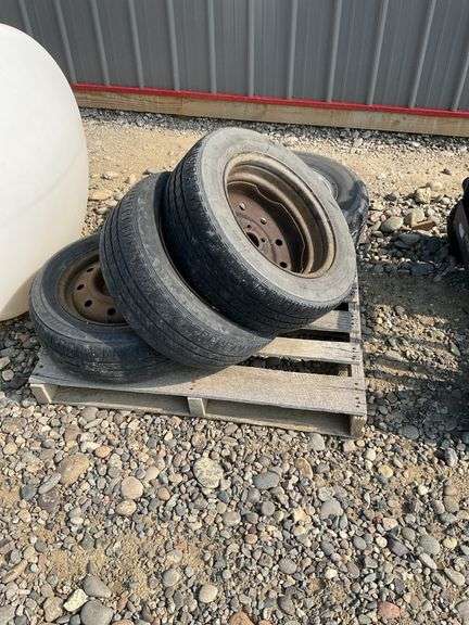 Pallet of Tires/Rims - DOOLEY AUCTION, LLC