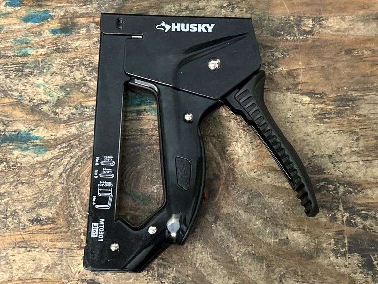 Husky 3-in-1 Staple Gun - MT0301 - MSRP $16.97 - Dan's Discount Tools ...