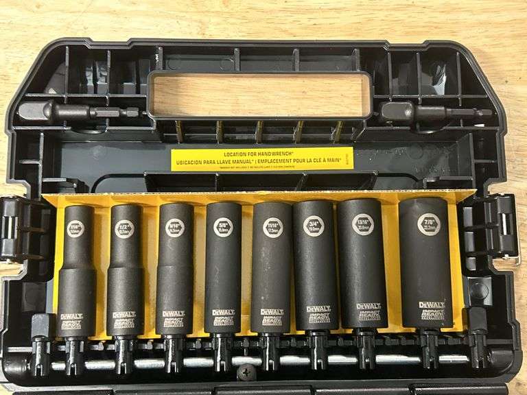 Dewalt 10 Pcs Impact Socket Set - DW22812 - MSRP $100.34 - Redbird ...